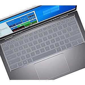 Keyboard Cover for 14" Dell Inspiron 14 5410 5415 5418 5420 5425 5430 7415 7420 7425 7430 /Dell Latitude 14 3320 3420, 13.3" Dell Inspiron 13 5310 5320/16" Inspiron 16 5630 5620 5625 7620 Skin-Clear