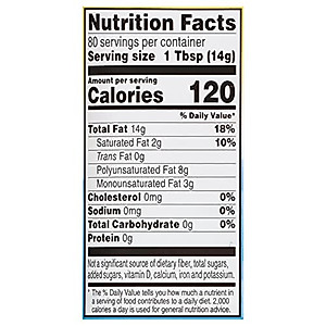 Crisco Pure Vegetable Oil, 40 Fluid Ounce