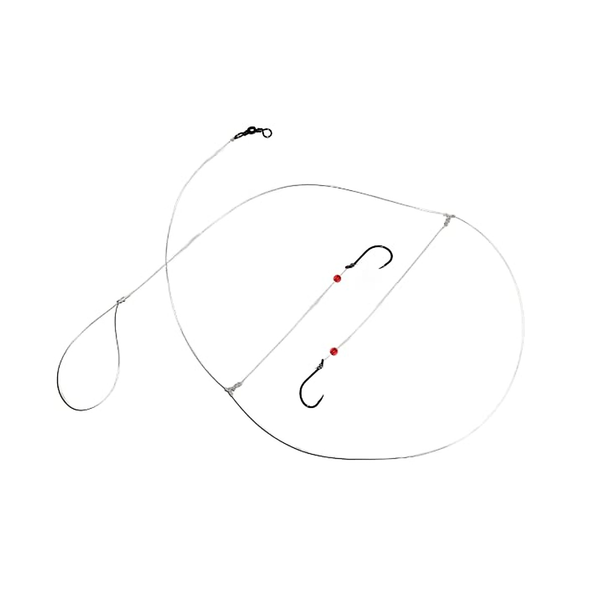 Fishing Simply - Hi/Lo - Top Bottom - Surf or Deep Drop - Salt Water - High Carbon Steel Hook 2/0 - Berkley Line 40lb - Made in USA