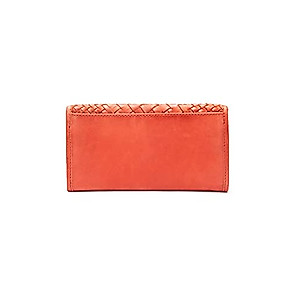 Frye Melissa Basket Woven Wallet, Sandstone
