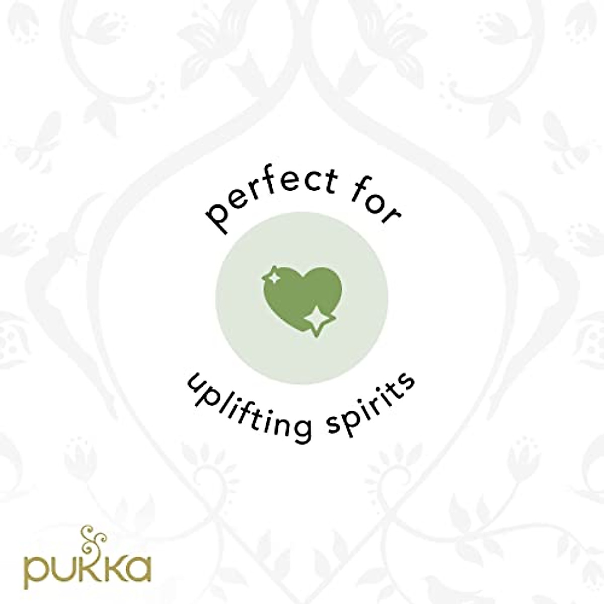 Pukka Organic Tea Bags, Chamomile, Rose and Lavender, Love Herbal Tea, 20 Count (Pack of 3)