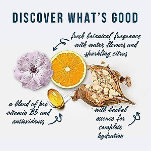 Pantene Nutrient Blends Hydrating Glow With Baobab Essence Sulfate-Free 14.8 oz Shampoo, 13.5 oz Conditioner, Intense Rescue Shot Treatment 0.5 oz for Dry Hair