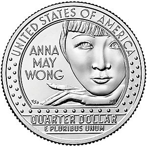 2022 D BU American Women Quarter Anna May Wong Quarter Choice Uncirculated US Mint