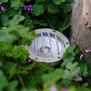 Malibu Well Light LED Low Voltage Landscape Lights 200 Lumen 2800K Warm White In-Ground Light Spotlights for Driveway, Pathway, Deck, Garden, 12V AC Outdoor Lighting (1 Pack)