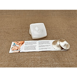 SILVERBABY Silver Nursing Cups, Silver Cups, Nipple Shields for Nursing Newborn, Nipple Guards, Nipple Covers Breastfeeding, Nipple Covers Breastfeeding, 925 Silver