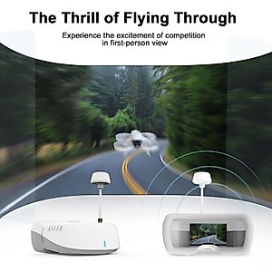 APEX VR70 FPV Drone Kit, First-Person View with Goggles, Brushed Racing for Beginners Super-Wide 120° FPV, Low-Latency 5.8G Transmission, Drop-resistant, Suitable Novice Practice Drones