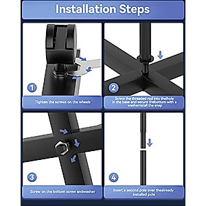 IPEXI Retail Display Stand 7 Tier for Store Display Movable Shop Spinner Jewelry Keyring Socking Hats Toys Show Rack, Black, 17''D x 17''W x 63''H