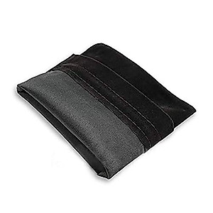 BLUECELL Pack of 20pcs 3" X 4" Velvet Drawstring Cloth Jewelry / Gift / Headphones Bag / Pouches (Black)