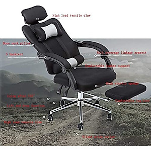 Family Office Chair Office Chair Height Adjustable Desk Chair Swivel Computer Chair Ergonomic Executive Chairs Managerial Chairs Firm Seat Cushion (Color : Green)