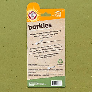 Arm & Hammer for Pets Barkies Tree Branch Compressed Wood Collection, 8 Inch Bacon Flavored Wood Blend Chew Toy for Dogs | Faux Stick, Splinter-Free, Safer & Durable Alternative to Chewing Sticks