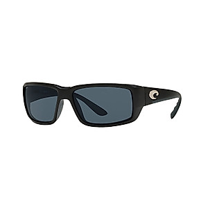 Costa Del Mar Man Sunglasses, Matte Black Frame - Gray Lenses - 59MM