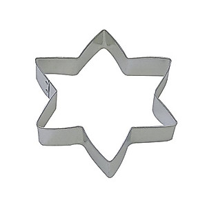 R&M Star Six Point 5" Cookie Cutter in Durable, Economical, Tinplated Steel