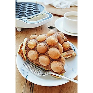 Hong Kong Egg Waffle Maker by StarBlue with BONUS recipe e-book - Make Hong Kong Style Bubble Egg Waffle in 5 minutes AC 120V, 60Hz 760W