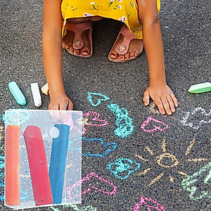 Pajean 10 Pieces Crayon Storage Containers Back to School Clear Plastic Crayon Case Crayon Organizer Boxes for Kids, Cards Small School Supplies Organizers Boxes