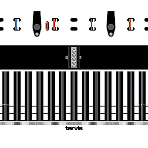 Tervis Star Wars Lightsaber Detail Triple Walled Insulated Tumbler Travel Cup Keeps Drinks Cold, 24oz Wide Mouth Bottle, Stainless Steel