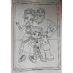 Santiago of The Seas Coloring and Activity Book with Bonus Stand-Up Character on Back - 80 Pages