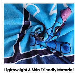 Flannel Blanket Soft Comfortable and Throw Warm Blanket Fits Couch Sofa Bedroom Living Room Suitable for Kids Adults 60"x50"