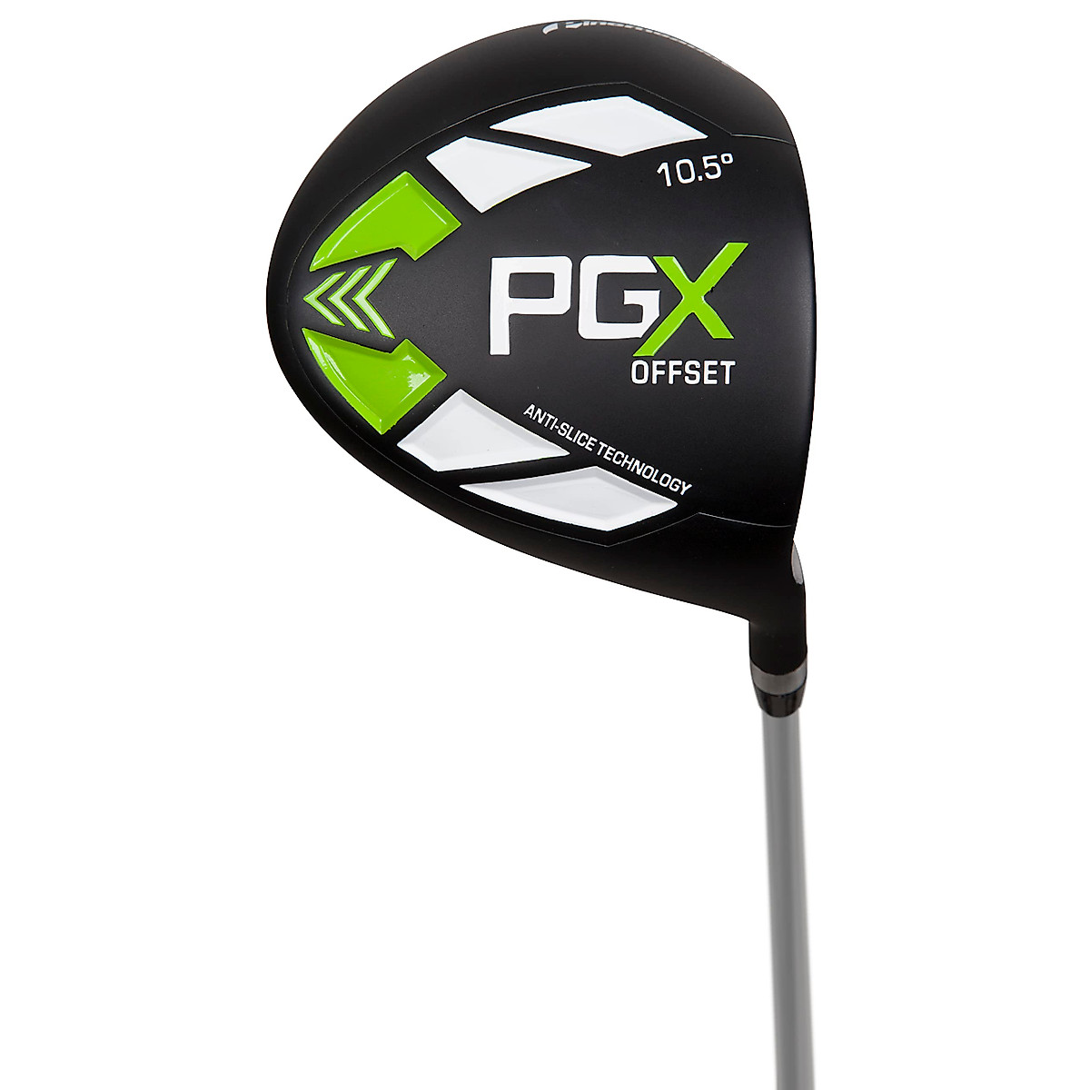 Pinemeadow Golf PGX Offset Driver (Ladies, Right Hand, Graphite, Ladies Flex) Black/Green/White