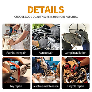 Cicidorai M5 x 8mm 12mm 16mm 20mm 25mm Socket Head Cap Screws Bolts, Stainless Steel 304, Metric Allen Hex Drive, Fully Threaded, Bright Finish, 50PCS