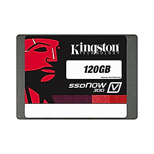 Kingston Digital 120GB SSDNow V300 SATA 3 2.5 (7mm height) Solid State Drive (SV300S37A/120G)