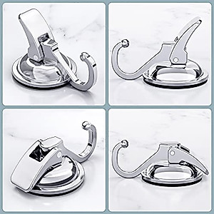 Heavy Duty Vacuum Suction Cup Hooks (2Pack) Specialized for Kitchen&Bathroom&Restroom Organization, by iRomic