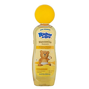 Ricitos de Oro Chamomile Manzanilla, Baby Shampoo, Hypoallergenic, 3 Pack, 8.4 FL Oz Bottles