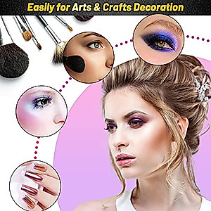 Chameleon Powder Pigment, 8 Color Changing Mica Powder for Epoxy Resin Tumblers, Update Chrome Powder for Nails Art Makeup Paints Crafts Candle Making Dye Slime Metallic