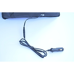 Electric Heated Insulated Food Delivery Bag, Pizza Delivery Bags for Hot and cold Food Large Reusable (23x14, Delivery Bag + Heating Pad)