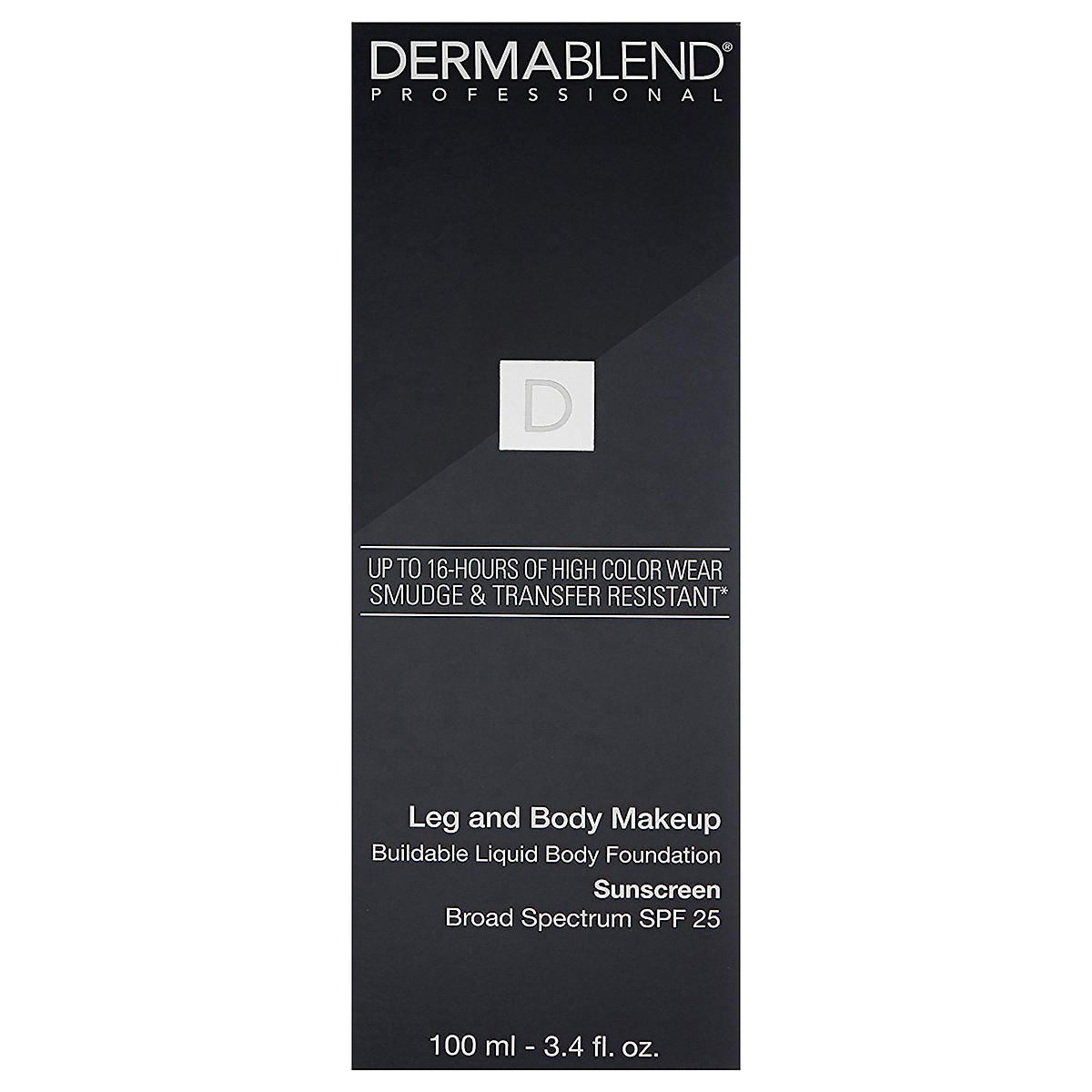 Dermablend Leg and Body Makeup Foundation with SPF 25, 85N Deep Natural, 3.4 Fl. Oz.
