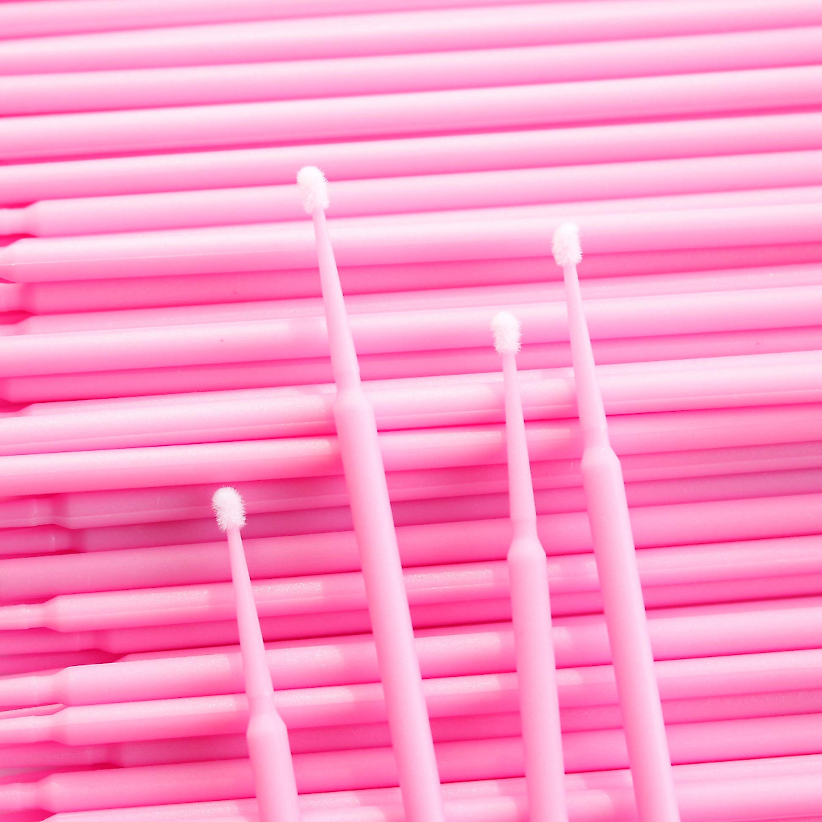 MAYSHIKOU 100 Pcs Micro Swabs For Eyelash Extensions Disposable Applicators Brush False Eyelashes Brush Clean Mascara Bruhes Makeup Tools