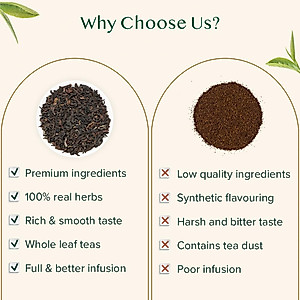 VAHDAM, Darjeeling Tea Leaves From Himalayas 170+ Cups (340g/12oz) Pure Unblended Darjeeling Black Tea, FTGFOP1 Grade Loose Leaf Tea | Packed & Shipped Direct From Source In India