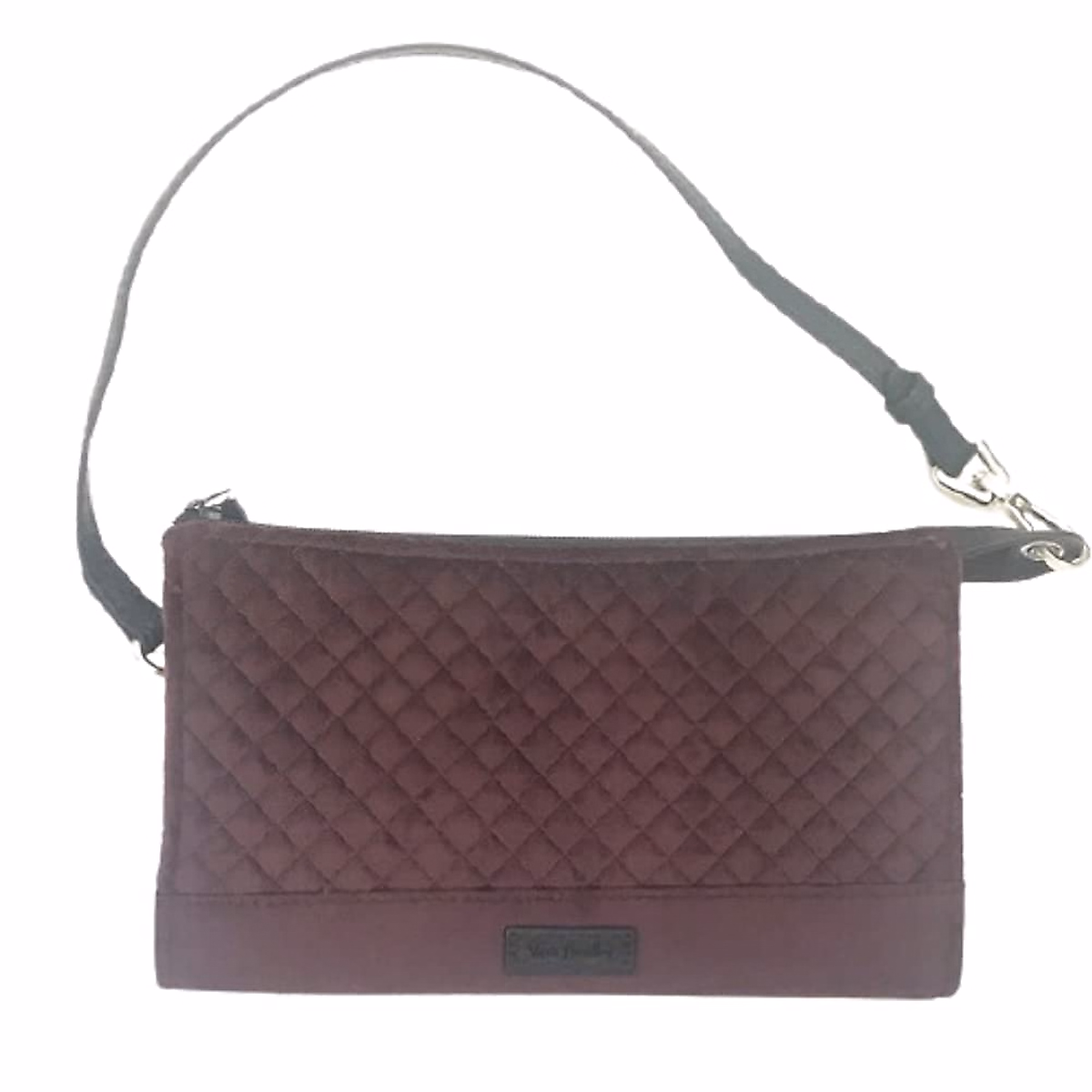 Vera Bradley Iconic RFID Slim Wristlet in Blackberry Wine Velvet