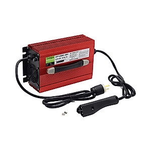 Eseegoo 48 Volt 17 AMP Golf Carts Battery Charger Compatible with EZGO RXV & TXT Battery Charger for 48 Volt Golf Carts with RXV Plug/ 3 Pin Triangle Style Plug