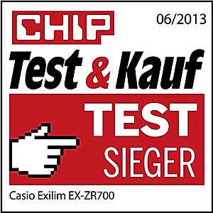 Casio High Speed Exilim Ex-ZR700 Digital Camera Black EX-ZR700BK - International Version (No Warranty)