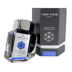 Caran d'Ache 50ml Chromatics Ink Bottle - Magnetic Blue