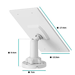 ANRAN Solar Panel for Security Camera with 3M Micro USB Port Cable, IP65 Waterproof Solar Panel with 360°Adjustable Mounting for Outdoor Rechargeable Battery Camera