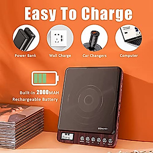 Portable CD Player with Speakers 2000mAh Rechargeable Walkman CD Player Portable with Double 3.5mm Headphones Jack,Small Anti-Skip Personal CD Player Disc Music Player for Car or Home