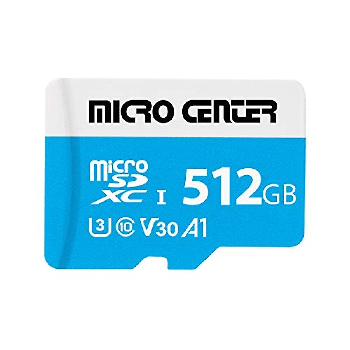 Micro Center Premium 512GB microSDXC Card, Nintendo-Switch Compatible Flash Memory Card, UHS-I C10 U3 V30 4K UHD Video A1 R/W Speed up to 95/80 MB/s Micro SD Card with Adapter (512GB)