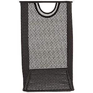 U Brands Mesh Steel Desktop Hanging File Holder, Letter Size, 12.4" x 9.53" x 5.5", Black - 457U00-06
