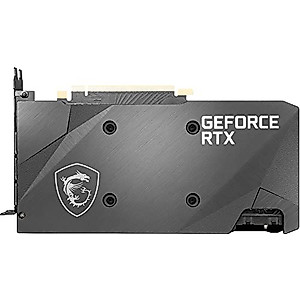 MSI Gaming GeForce RTX 3060 Ti LHR 8GB GDRR6X, 256-Bit, HDMI/DP, Nvlink, Torx Fan 3, Ampere Architecture OC Graphics Card (RTX 3060 TI Ventus 2X 8GD6X OC)