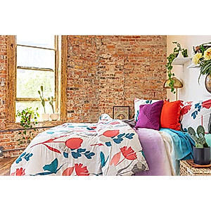 Refinery29 | Rayne Bedding Collection | Modern Reversible Luxury Ultra Soft Comforter, All Season Premium 4 Piece Set, Design for Home Hotel Décor, King, Blue