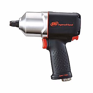 Ingersoll Rand 2135QXPA 1/2" Drive Air Impact Wrench, Quiet Technology, 1,100 ft-lbs Powerful Nut Busting Torque, Lightweight, Black