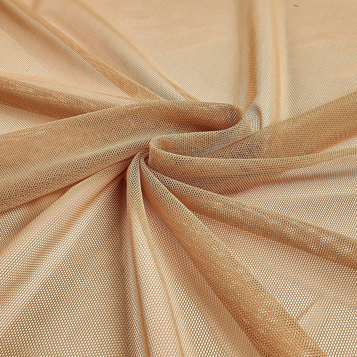 Power Stretch Mesh Nude, Fabric by the Yard
