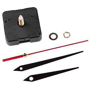 Petift Hands Quartz Wall Clock Movement Mechanisms Battery Operated for DIY Clock Repair Part Replacement(Hour,Minute and Second Hands Included)