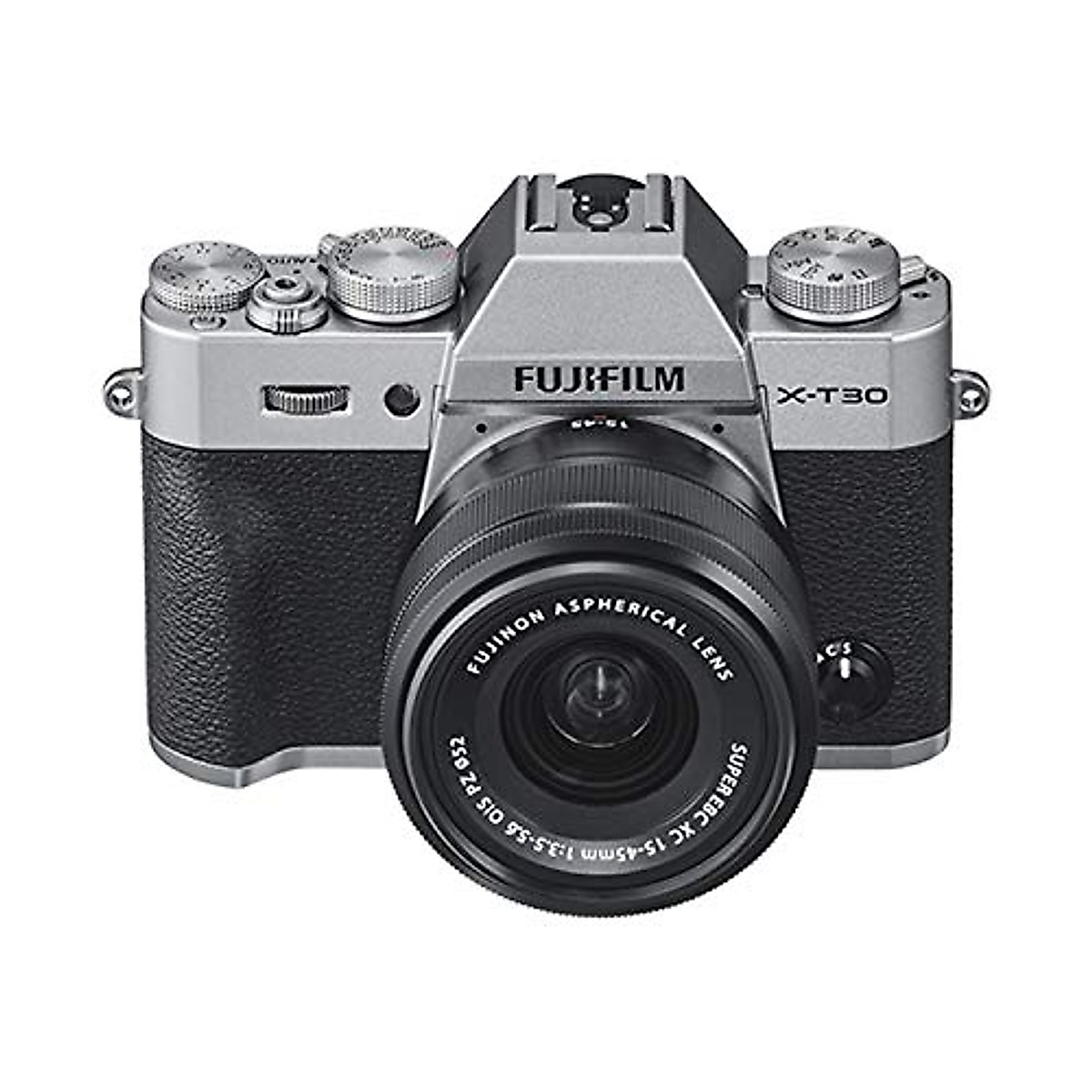 Fujifilm X-T30 Mirrorless Digital Camera w/XC15-45mm Kit - Silver