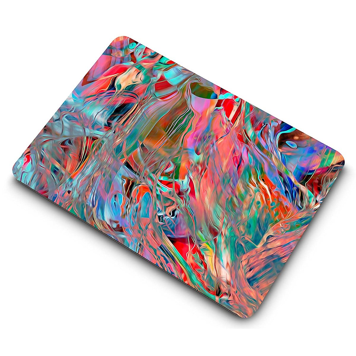 Hard Case Compatible with New MacBook Air 13 Inch Case 2020 2019 2018 Release Model A2337 M1 A2179 A1932 with Retina Display and Touch ID, Matt Plastic Hard Shell Case Cover - Colorful