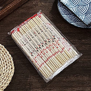 50 Pairs Disposable Chopsticks,Individually Packaged Bamboo Chopsticks,Can Be Used To Eat Noodles,Sushi,Dumplings And Other Foods (1 Packs/50 Pairs)