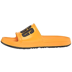 UGG Men's Wilcox Slide Sandal, Saffron, 13