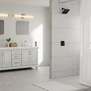 Replacement for Moen T2471BL Genta LX Posi-Temp Valve Trim Kit, Matte Black Shower Trim Kit Shower Handle