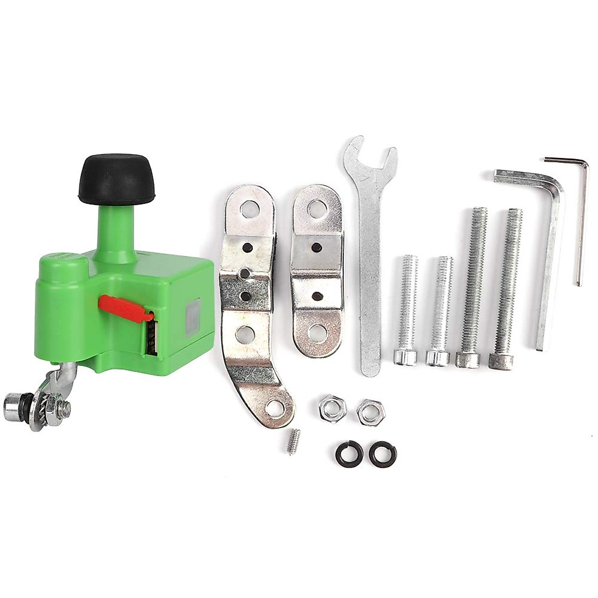 hightseck Bicycle Dynamo Generator, Electric Bike Generator with Rechargeable Dual USB Output, Compact Motorized Friction Generator 1000mAh Mobile Phone Charger Power Bank for Riding